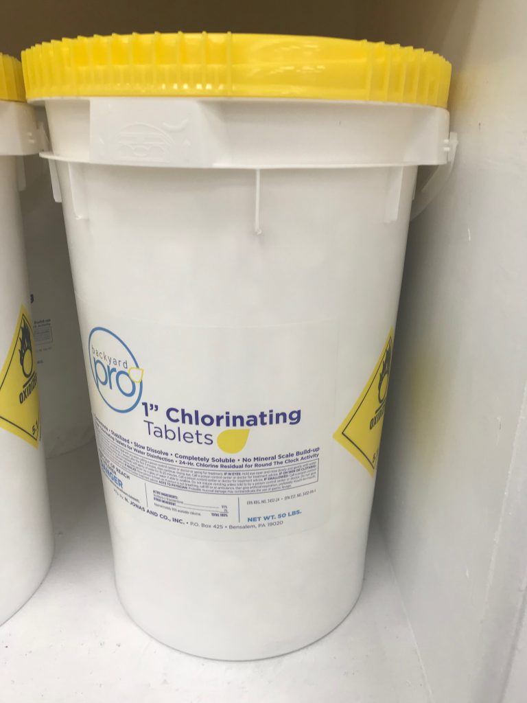 1″ Chlorinating Tabs- 50lb – Atlantis Pools